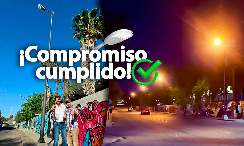 ¡Iluminamos en pro de la seguridad!: Regidor Isaac Contreras cumple su palabra y renueva las ...