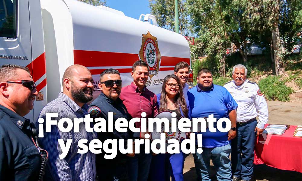 Entregan unidad de rescate y pipa al H. Cuerpo de Bomberos de Tecate gracias a colecta 2025 ...